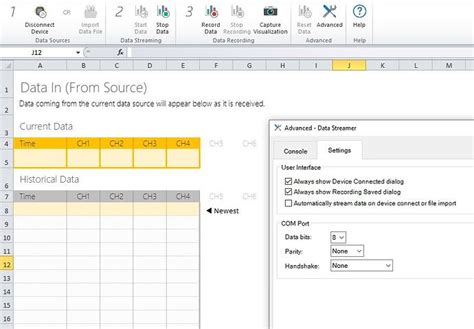 Excel Data Steamer Arduino Uno Wifi Rev2 Interfacing W Software On