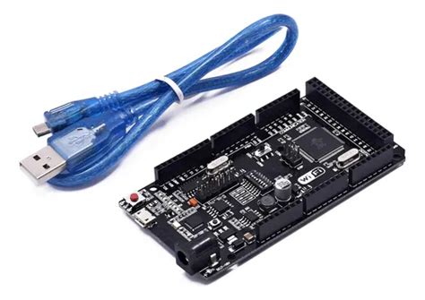 Placa Compatível Arduino Mega 2560 Esp8266 Wifi Ch340 Cabo