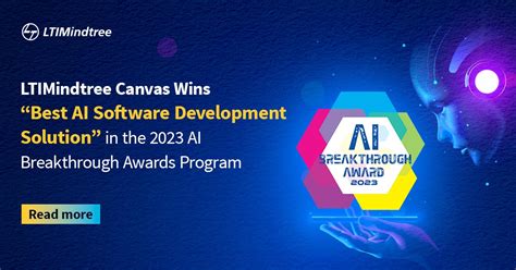 Ltimindtree Canvas Wins “best Ai Software Development Solution” In 2023 Artificial Intelligence