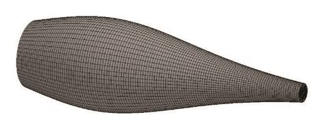 The Finite Element Model Of The Horn Download Scientific Diagram
