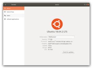 How To Check Ubuntu Version The Linux User