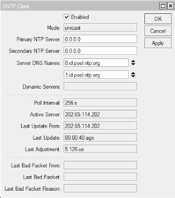 The Easiest Mikrotik SNTP Client Setting PT Network Data Sistem