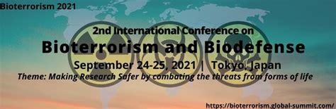 Bioterrorism Bioterrorism And Biodefense Conference Cpd Conferences