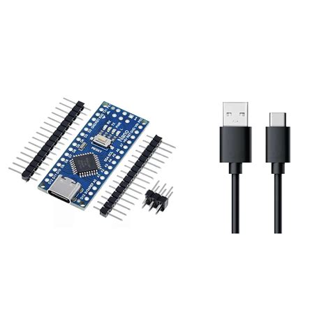 Placa Nano Tipo C Atmega328p Compatível Com Arduino Cabo RoboBuilders Produtos Sistemas e