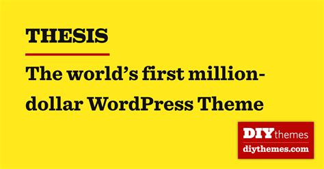Thesis A Modular Template And Design System For Wordpress