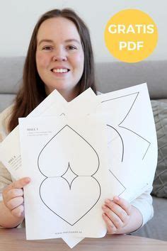 5 Mallar Alla Hjärtans Dag Pyssel För Barn Att Skriva Ut På Egen Skrivare Melina Ede