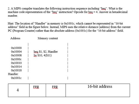 2 A Mips Compiler Translates The Following