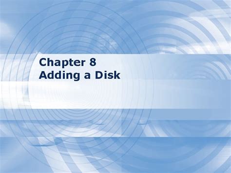 Chapter 8 Adding A Disk Disk Interface Scsi