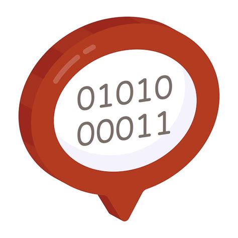 Premium Vector Editable Design Icon Of Binary Chat
