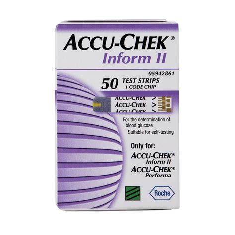 Roche Accu Chek Inform II Blood Glucose Test Strips