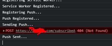 Subscribe Not Found Issue Bradtraversy Node Push Notifications