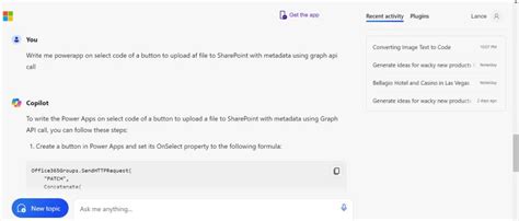 Ai Powerapps Copilot Microsoft Standontheshouldersofgiants Code Til Lance Taylor