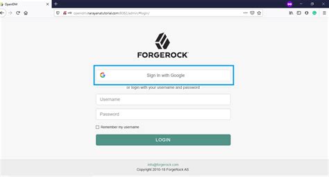 OpenIDM Social Google OAuth2 Login Narayana Tutorial