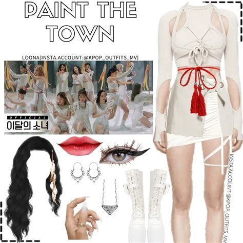 Loona Paint The Town Mv Inspired Outfit 2 Kpopoutfitsmv On