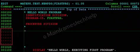ispf data manipulation commands