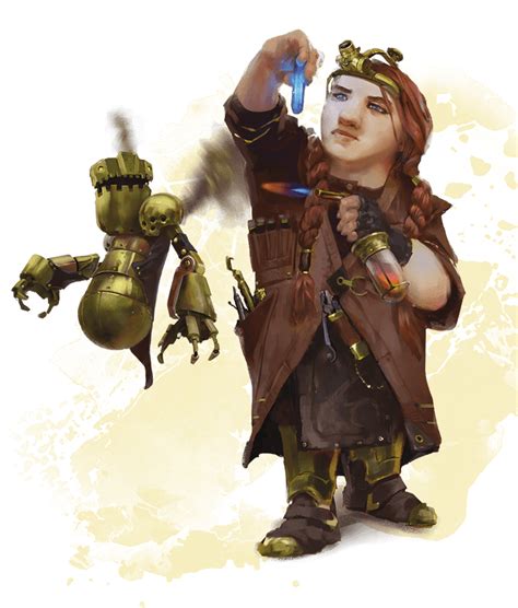 Dandd Artificer Dwarf Alchemist With Homunculus Servant