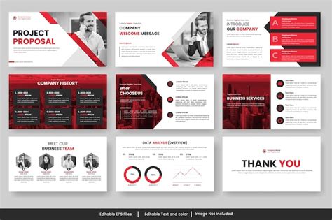 Premium Vector Business Presentation Slides Template Design Use For Modern Presentation