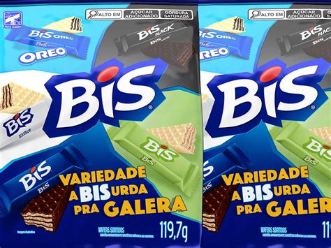 Bis Cria Embalagem Com Sabores Sortidos