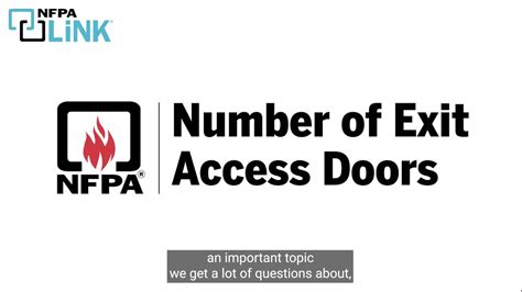 Nfpa Exit Door Requirements Exit Door Identification Sign