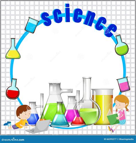 Science Equipment 2x2 Design Concept Cartoon Vector