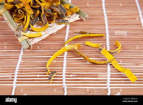 The Cortex Phellodendri Is A Kind Of Traditional Chinese Medicine Stock