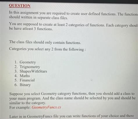 Solved Question In This Assignment You Are Required To