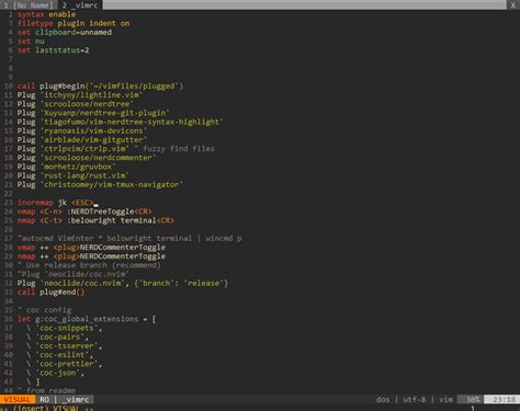 Github 4a49vimconfig My Windows Vim Config For Rust Development
