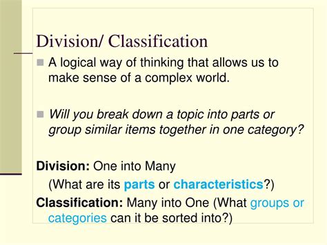 Ppt Division Classification Powerpoint Presentation Free Download
