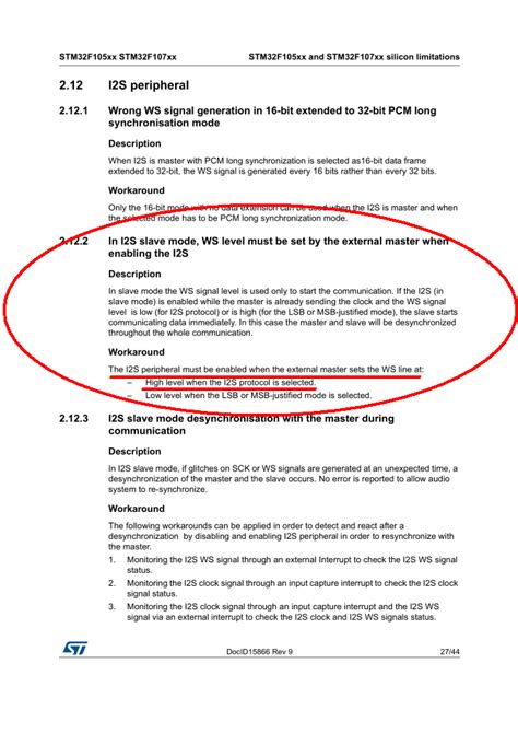 Solved Stm32f407 I2s Interface Sync In Slave Mode Page 2 Stmicroelectronics Community