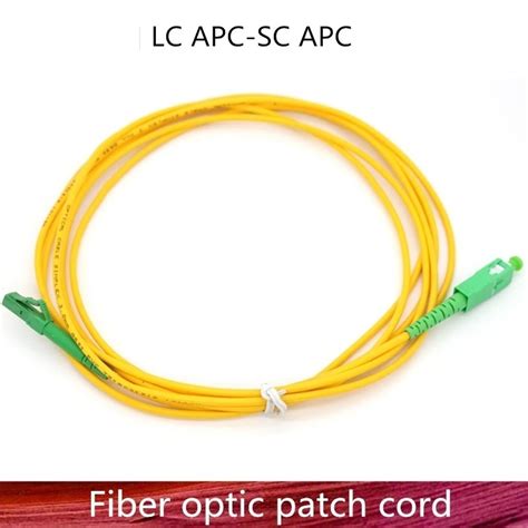 Lc Apc To Sc Apc Patch Cord Fiber Optic Cable Lc Sc1m 3m 5m 10m Singlemode Fiber Optic Jumper
