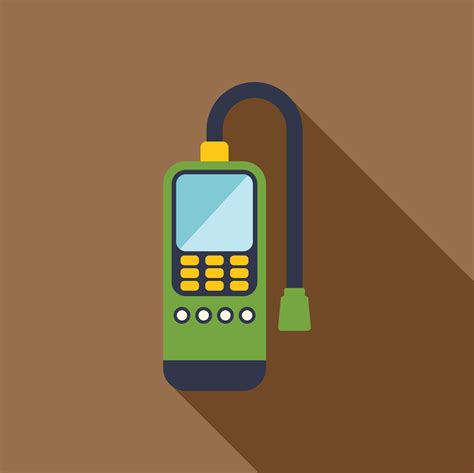 Gas Detector Device Measuring Methane Level With Sensor Probe 48291972 Vector Art At Vecteezy