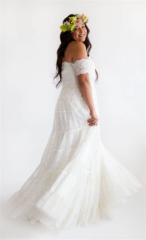 Bohemian Style Wedding Dresses Plus Size Bestweddingdresses
