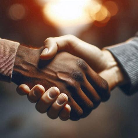 Handshake Of Unity Premium Ai Generated Image Handshake Of Unity Premium Ai Generated Image