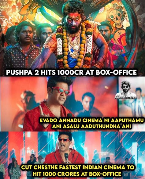 Allu Arjun Memes Allu Arjun Memes ™ Pushpa Raaj Rampage At The Box