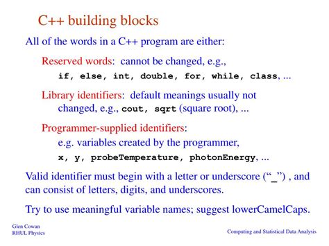 Ppt Computing And Statistical Data Analysis Lecture 2 Powerpoint Presentation Id2937106