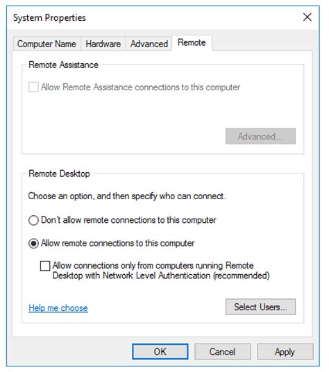 How To Disable Network Level Authentication Nla