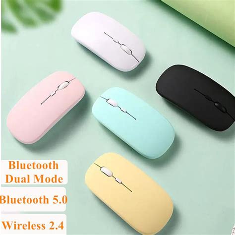 Bluetooth Wireless Keyboard Mouse Set Blue