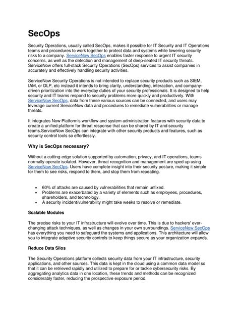 PPT SecOps PowerPoint Presentation Free Download ID