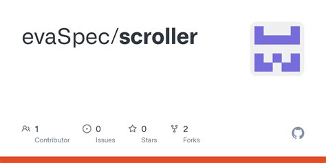GitHub EvaSpec Scroller