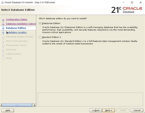 Cài đặt Oracle Database Software 21c Standalone trên Linux 7