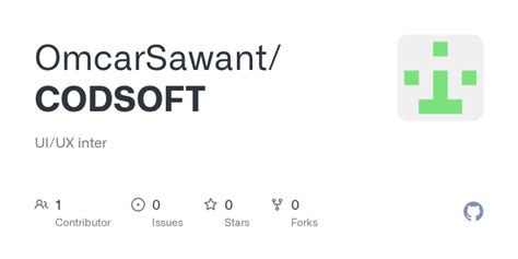 Omkar Sawant On Linkedin Github Omcarsawantcodsoft Uiux Inter