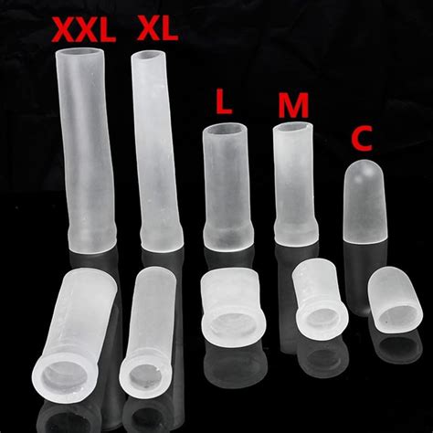 Generic 2 Pcs Silicone Penile Sleeves Protector Sleeve