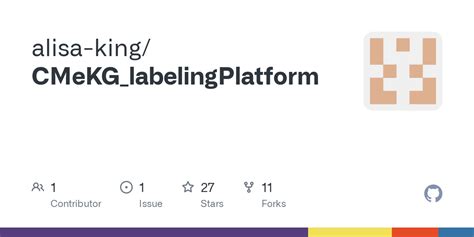 GitHub Alisa King CMeKG LabelingPlatform
