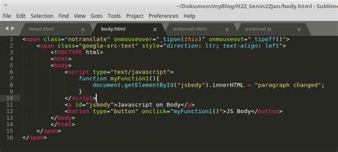 Papanbelajar Javascript Cara Penulisan Dan Penempatan