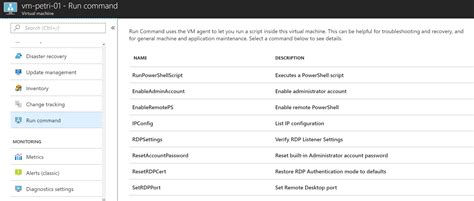 Execute Scripts Inside Azure Vms From The Portal Petri It Knowledgebase