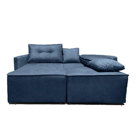 Sofa Cama Casal Premium Azul Casas Bahia Sofa Cama Casal Premium Azul Casas Bahia
