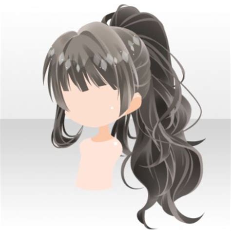 Anime Girl Low Ponytail