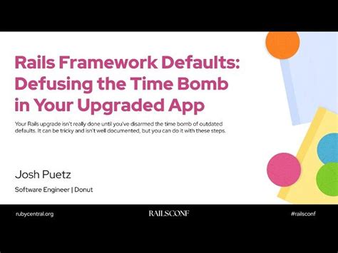 Free Video Rails Framework Defaults Defusing The Time Bomb In Your Upgraded App From