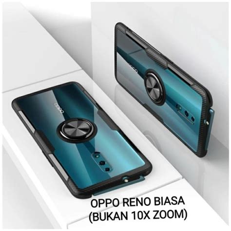 Jual Casing Softcase Iring Transparan Oppo Reno Soft Back Case Biru Jakarta Selatan