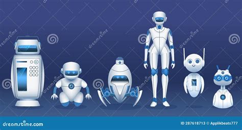 Ai Robots And Androids Work With Many Tools In Manufacturing And